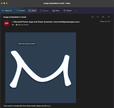 how to embed an image into an email in power automate manuel t gomes