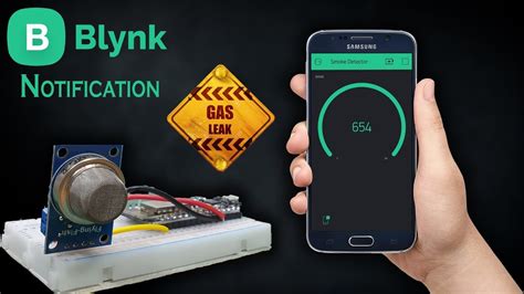 Blynk MQ2 Smoke Detector Notification Gauge YouTube