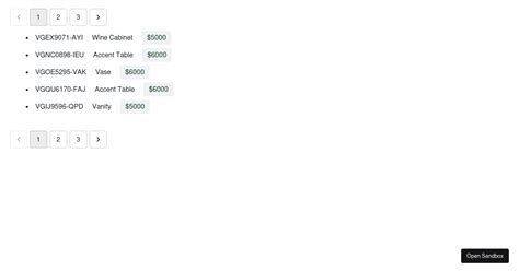 React Hooks Material UI Pagination Example Forked Codesandbox