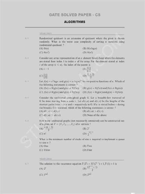 dsa algorithms pdf