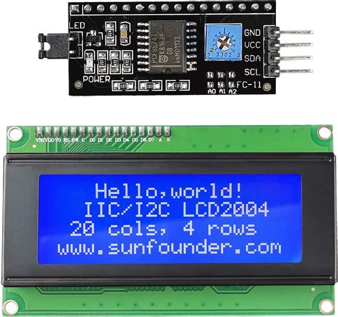 Sunfounder Iic I C Twi Serial X Lcd Display Module Shield