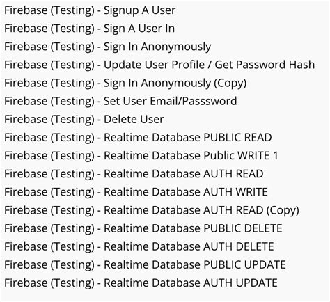 firebase realtime database