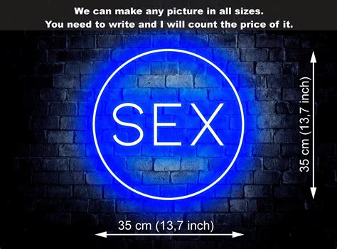 Sex Neon Signsex Wall Decorsex Wall Artneon Sign Wall Etsy Free