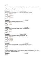 LIB 150 Quiz 1 2 Understanding And Using Boolean Operators Docx Part
