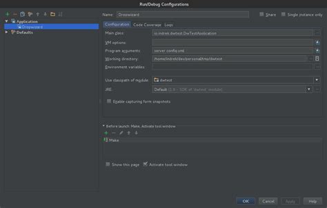 Running A Dropwizard Application In IntelliJ IDEA Eclipse And NetBeans