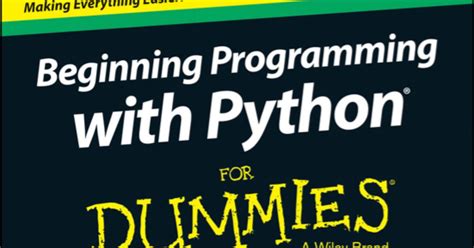 Python Beginning Programming With Python