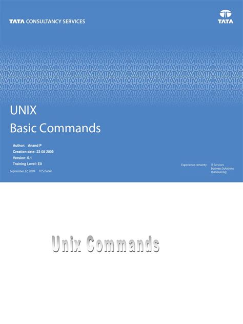 unix basic commands pdf command line interface parameter computer programming