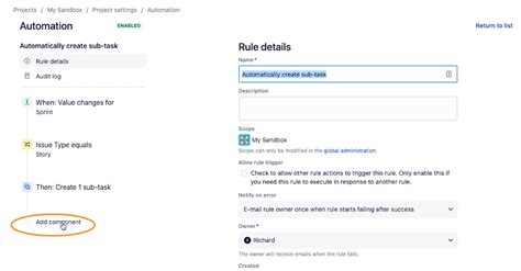 how to test the automation of sub tasks in jira and prevent duplicate sub tasks from being created