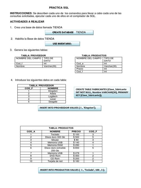 practica sql 1 pdf sql electrónica digital