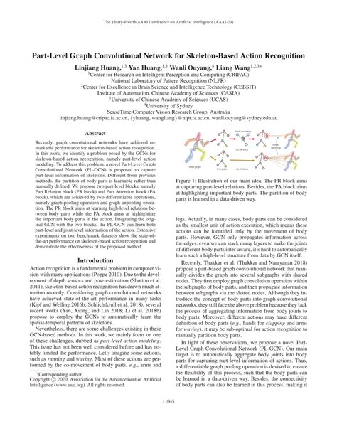 pdf part level graph convolutional network for skeleton based action recognition