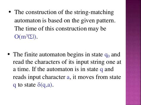 string matching finite automata and kmp algorithm