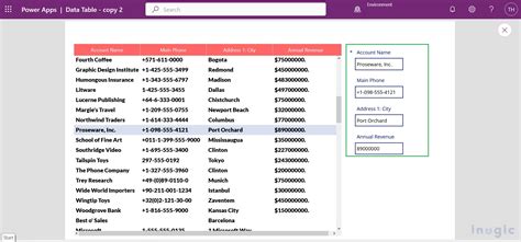 how to display search and filter data table in canvas app microsoft dynamics 365 crm tips