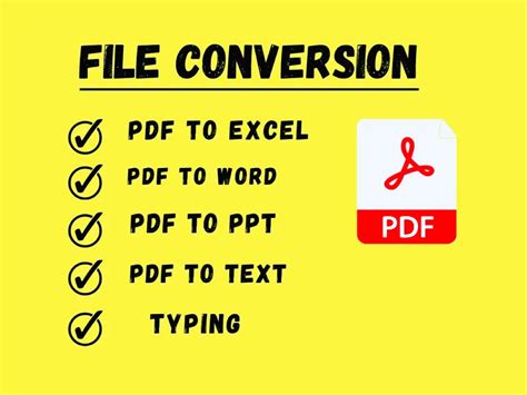 PDF To Word Excel Conversion Upwork