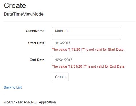 Asp Net Mvc Why My DateTime ModelState Is Invalid Stack Overflow