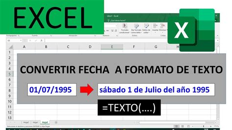 Convertir Fecha En Formato Texto Excel Image To U