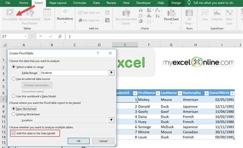 Data Model And Relationships In Microsoft Excel MyExcelOnline