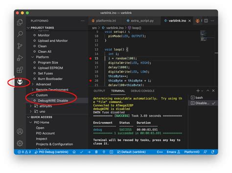 debugging an arduino project with gdb on classic attiny and small atmega mcus codeproject