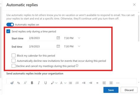 How To Set Automatic Replies In Outlook For Microsoft Methods