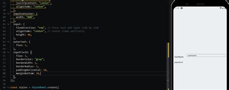 how do i align text to the left of my textinput in react native stack overflow