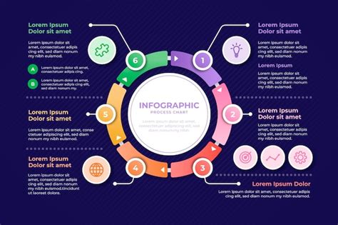 Free Vector Flat Design Circular Diagram Infographic