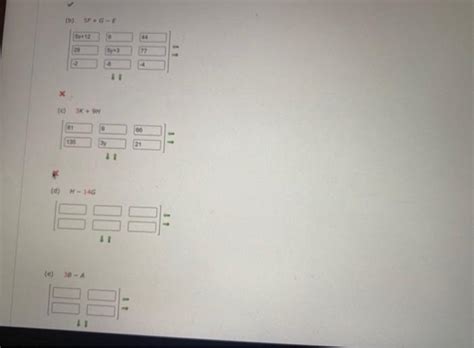 solved using the given matrices calculate the quantities