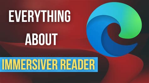 How To Use Immersive Reader In MS Edge Browser Enable Read Aloud