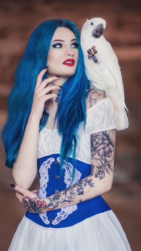 Blue Astrid Lycan Anubis Armando Hot Goth Girls Gothic Girls Goth Girls