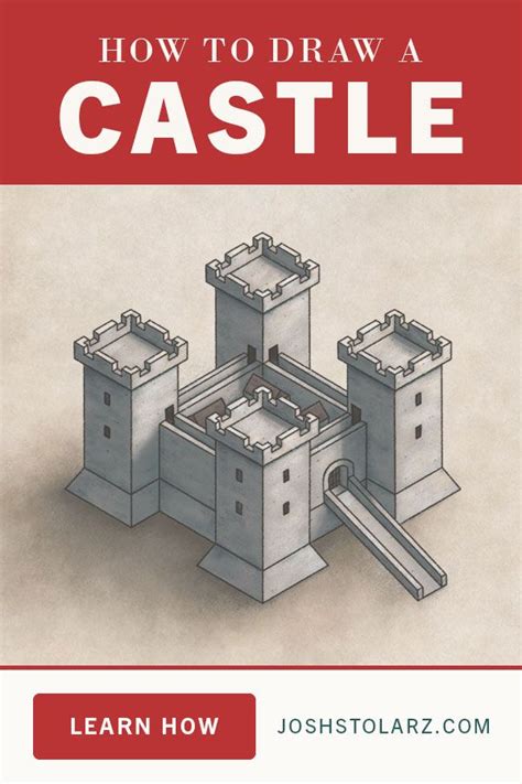 How To Draw An Isometric Castle Icon On Your Fantasy Map Map Effects