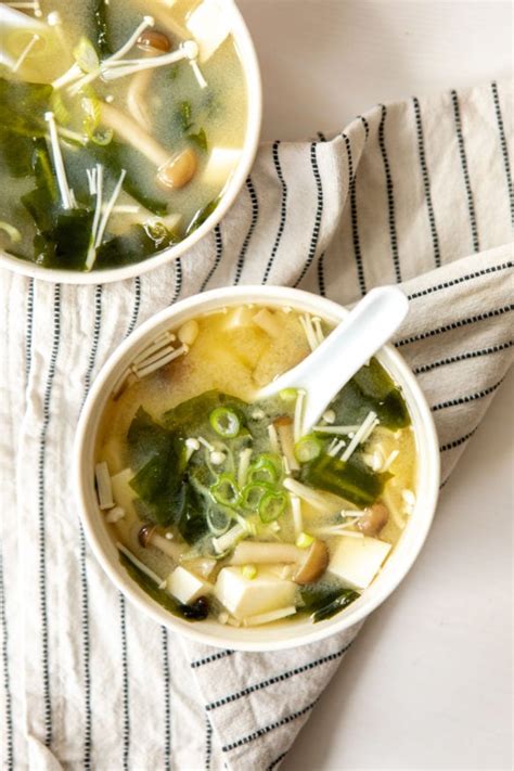 The Best Vegan Miso Soup Easy Healthy Recipe From My Bowl