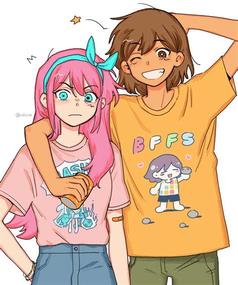 Aubrey Kel Aubrey And Kel Omori Drawn By Ud F Danbooru