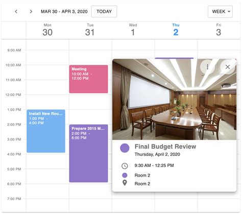 React Scheduler For Google Material Design