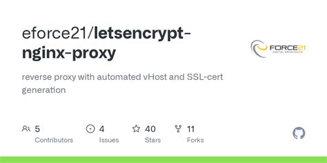 github eforce21 letsencrypt nginx proxy reverse proxy with automated vhost and ssl cert
