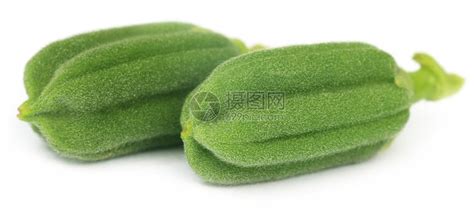 在白色背景的绿色芝麻豆荚高清图片下载 正版图片503256493 摄图网
