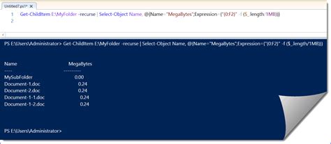 how to check file size using powershell script [easy way] spguides