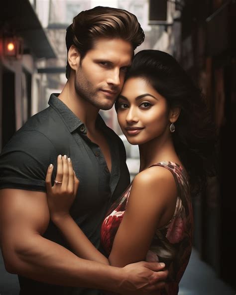 Premium Ai Image Interracial Couple