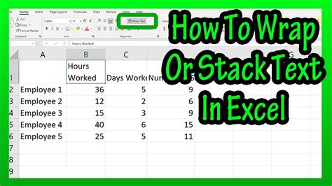 How To Wrap Or Stack Text In A Cell In Excel Explained How To Use