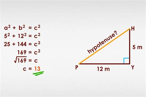 Hypotenuse Definition Formula With Video