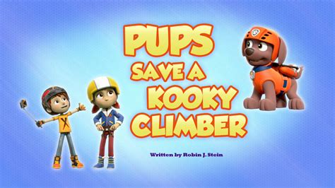 Ace Sorensengallerypups Save A Kooky Climber Paw Patrol Wiki Fandom