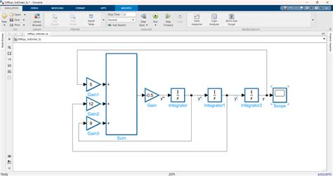 how to design a 3rd order differential equation in both matlab script and simulink model