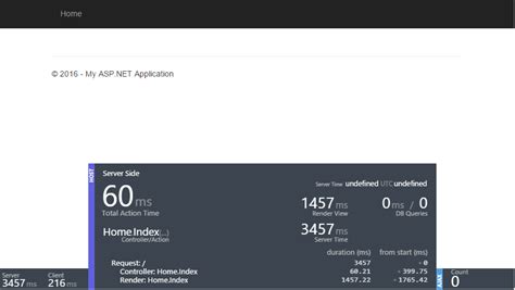 Anuraj Using Glimpse In ASP NET Core
