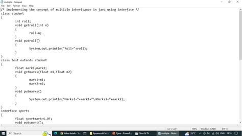 Multiple Inheritance In Java Implementing Multiple Inheritance In