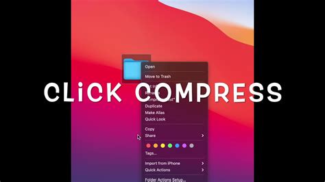 How To Compress A File On Mac YouTube