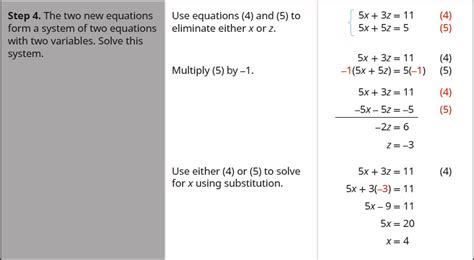 solve systems of equations with three variables intermediate algebra