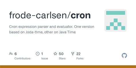GitHub Frode Carlsen Cron Cron Expression Parser And Evaluator One