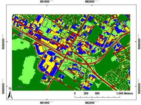 hierarchical object based classification results of a qb and b download scientific