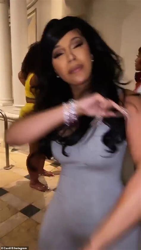 Cardi B Flaunts Her Curves In A Pink String Bikini As She Celebrates 28th Birthday In Las Vegas