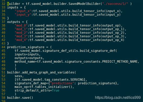 tensorflow [saved model pb]模型生成及处理以及多模型合并到上线服务请求从0到1 saved model pb csdn博客
