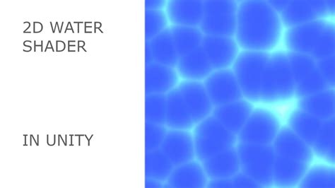 creating a 2d water shader in unity youtube