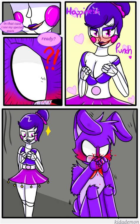 Rule 34 2d 2d Artwork Ballora Ballora Fnafsl Blush Bonnie Fnaf Bra Pull Comic Five