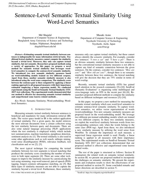 pdf sentence level semantic textual similarity using word level semantics